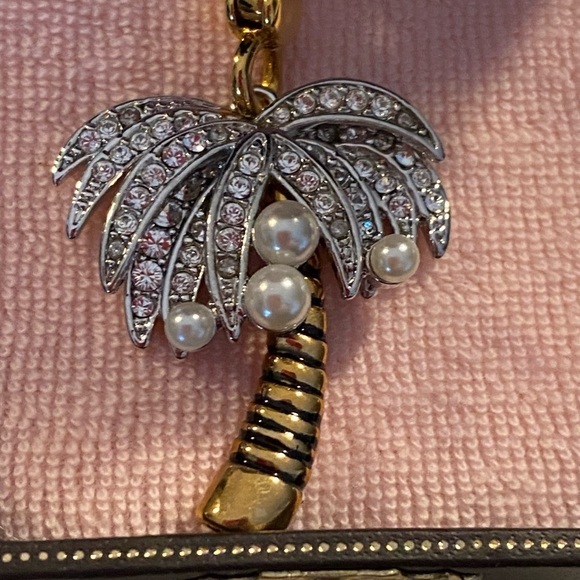 Juicy Couture | Jewelry | Juicy Couture Swarovski Crystal Pearl Palm ...